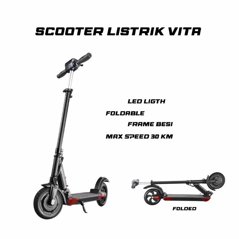 Jual Otoped Listrik Vita Scooter Electric Skuter Otopet | Shopee Indonesia