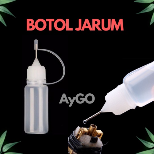Jual BOTOL JARUM / GLUE APPLICATOR BOTTLE / Needle Bottle Nozzle ...