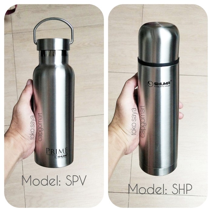Jual Botol Termos Air Minum Panas dan Dingin SHUMA Stainless Food Grade ...