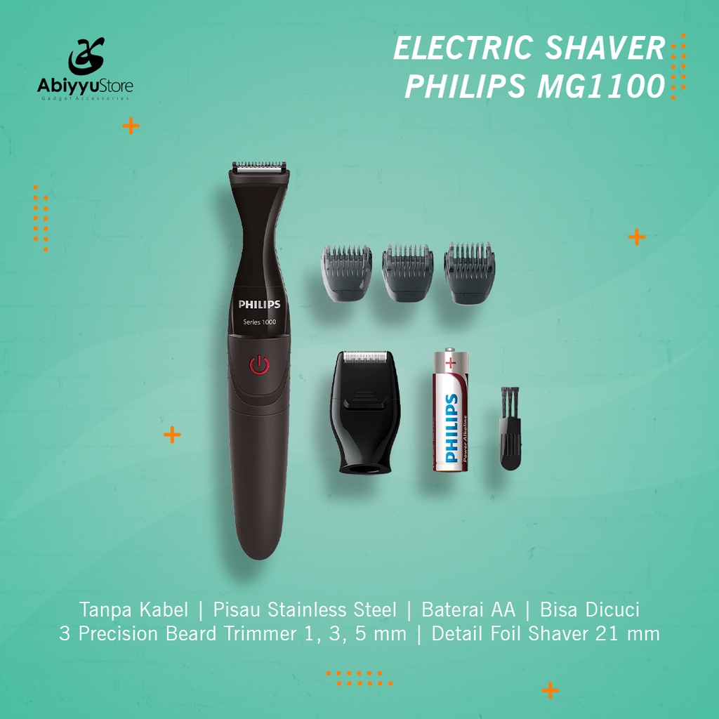 Jual Alat Cukur Elektrik Philips MG1100 Mesin Pencukur Kumis Jenggot ...
