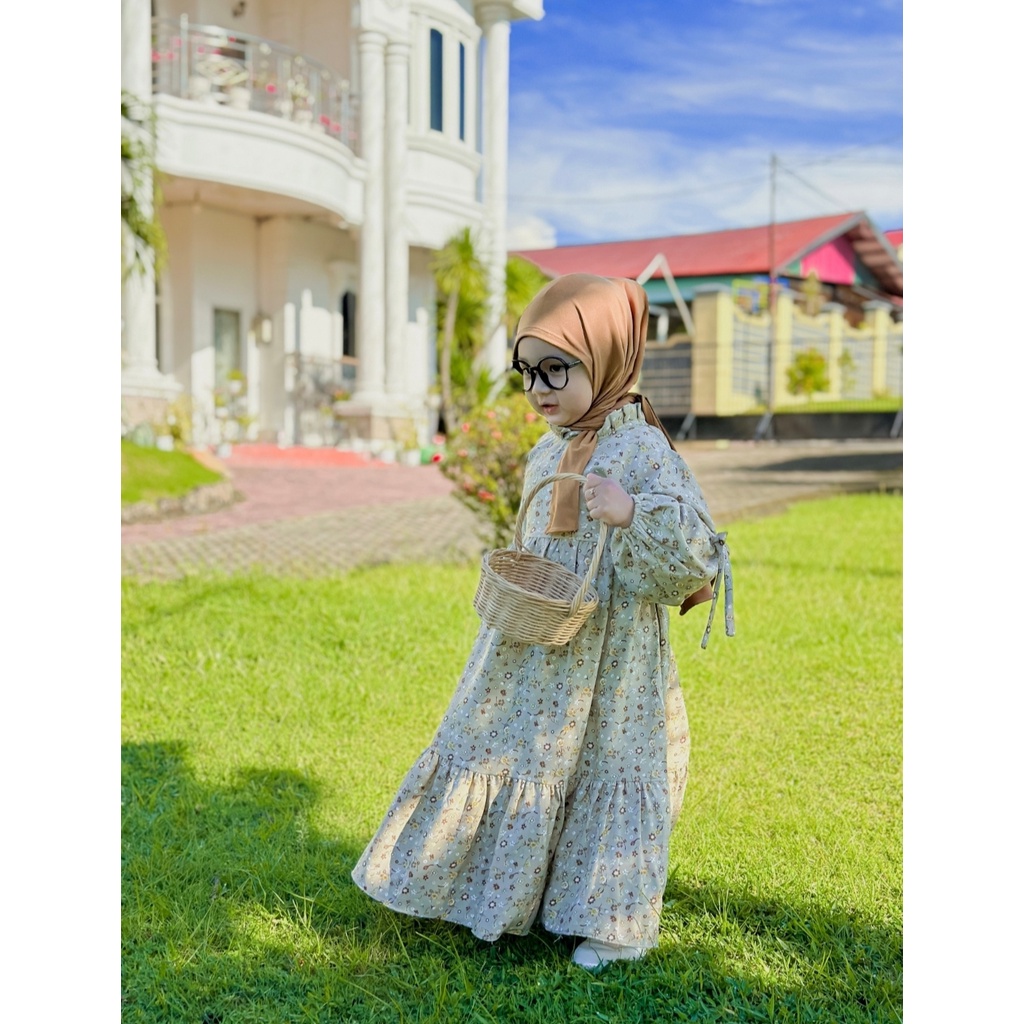 Jual BABYNHA Gamis Anak Perempuan/Baju Muslim Anak/Gamis Motif Usia 1-8 ...