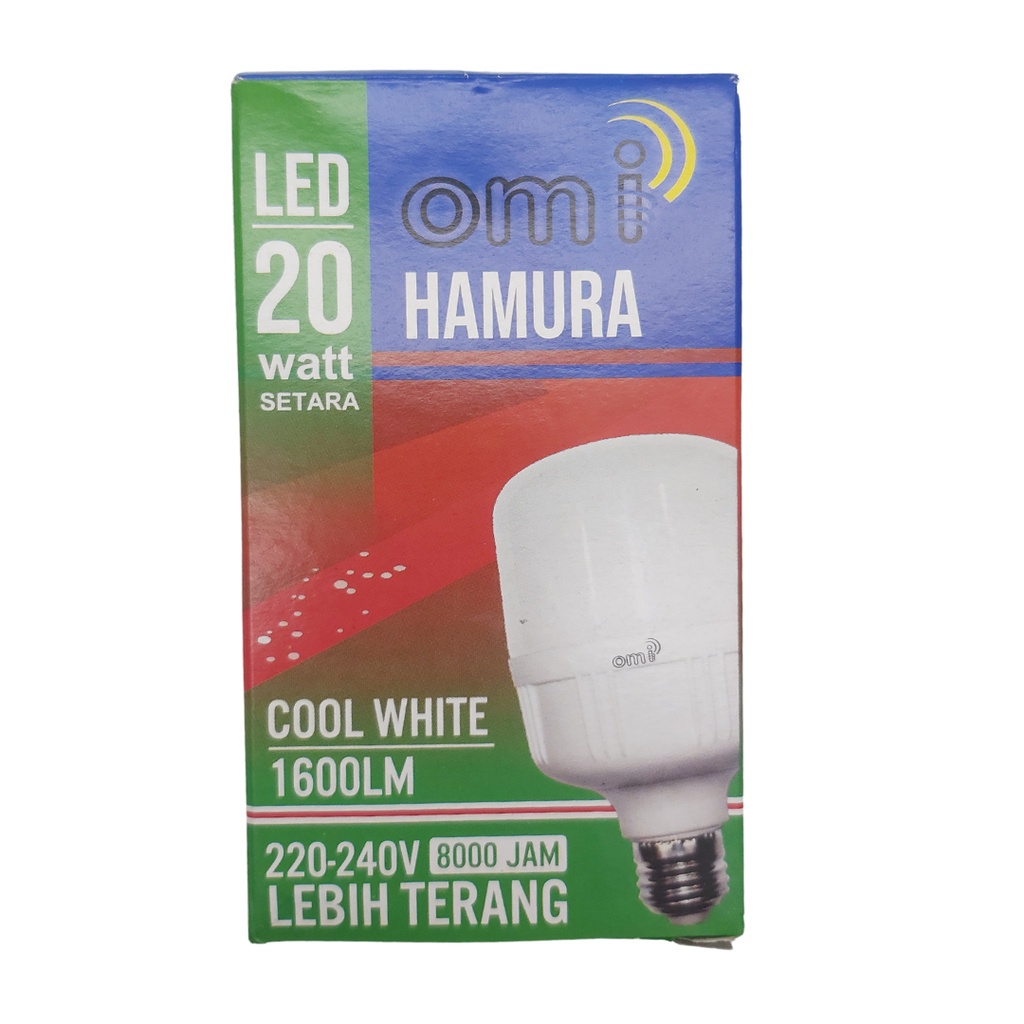 Jual Bola Lampu Led OMI 20 Hamura Bohlam OMI Led 20 Watt Hamura | Shopee Indonesia