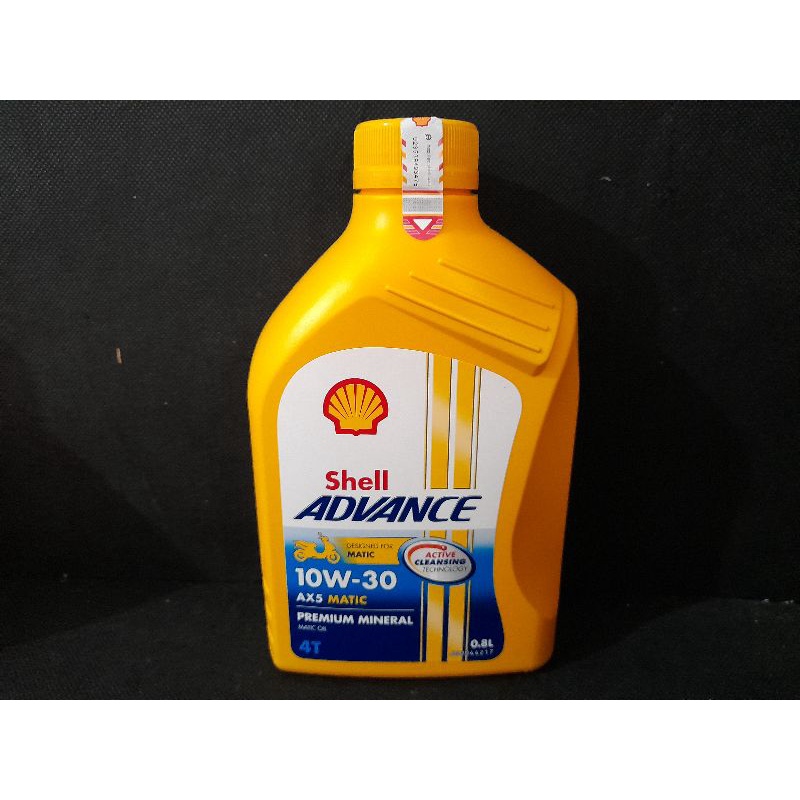 Jual Oli Shell AX5 Matic 10W-30 0.8L Asli Original Shell | Shopee Indonesia