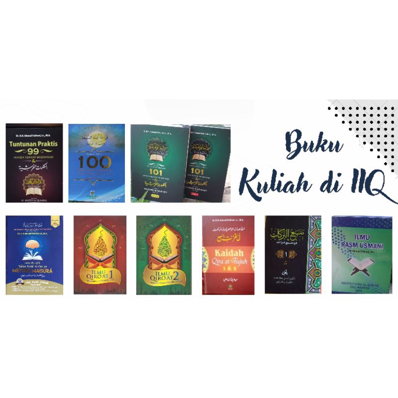 Jual Buku Kuliah di IIQ | Metode Maisura, Ilmu Qiraat 1-2, Kaidah ...