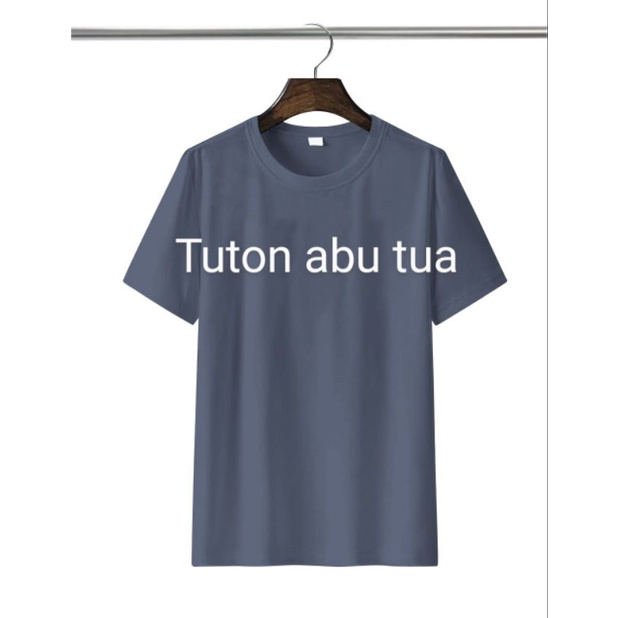 Jual kaos polos bahan cotton tuton M L XL XXL | Shopee Indonesia