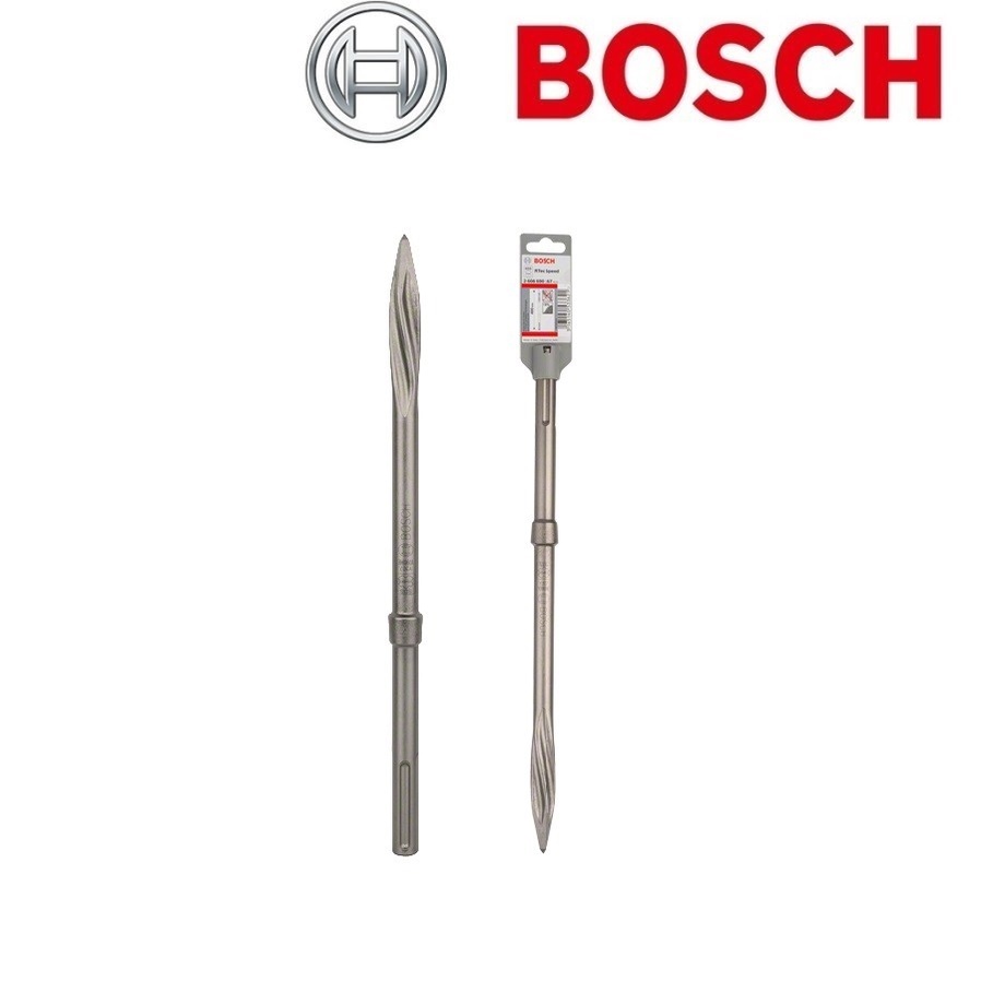 Jual Bosch 400 mm 10Pcs Mata Pahat Lancip Pointed Chisel RTEC Speed SDS ...