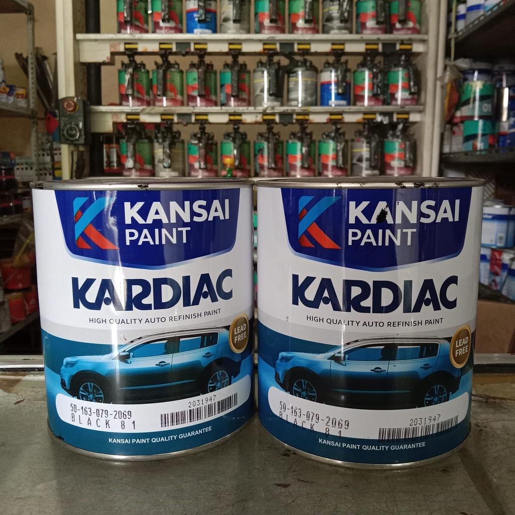 Jual Cat Kardiac Black 81/ Kansai Kardiac Black81/ Cat Hitam Mengkilap ...