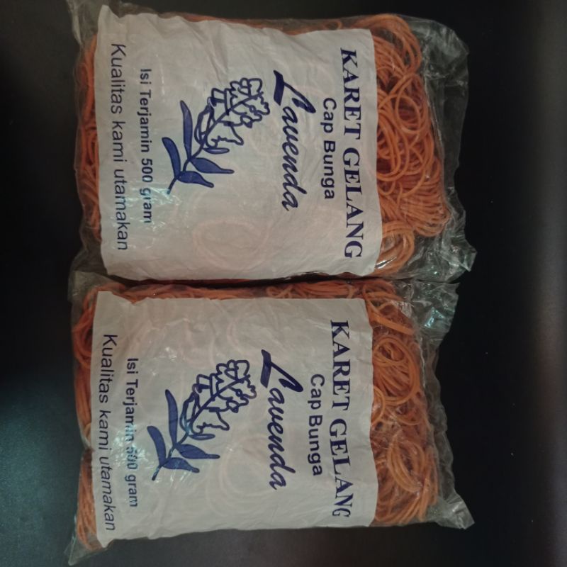 Jual karet kuning/karet gelang 500gram/karet 500gram | Shopee Indonesia