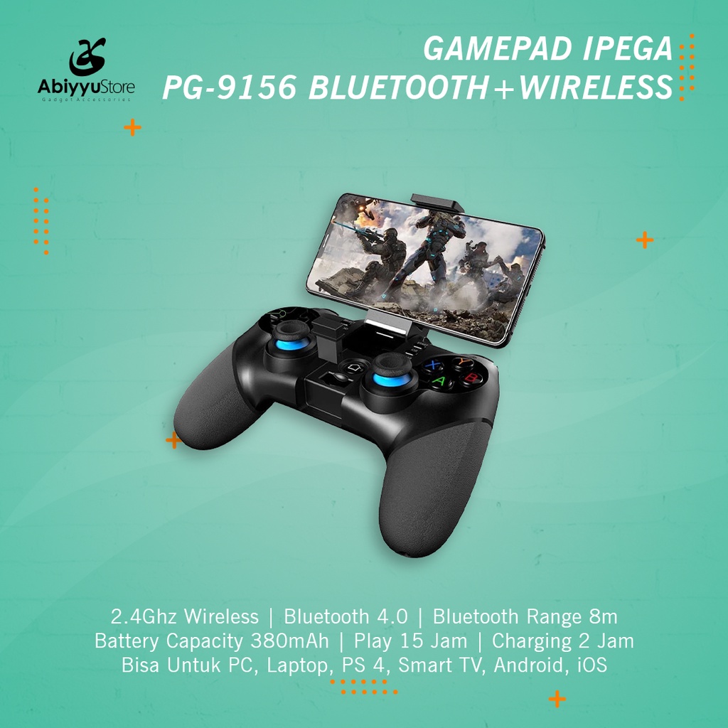 Jual Gamepad Bluetooth Ipega PG-9156 Stick Gaming Joystick Wireless ...
