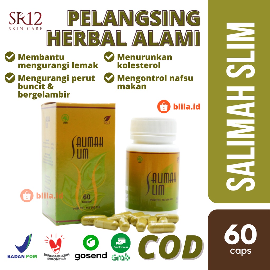 Jual Pelangsing Herbal Alami SALIMAH SLIM SR12 Peluntur Lemak Obat Diet ...