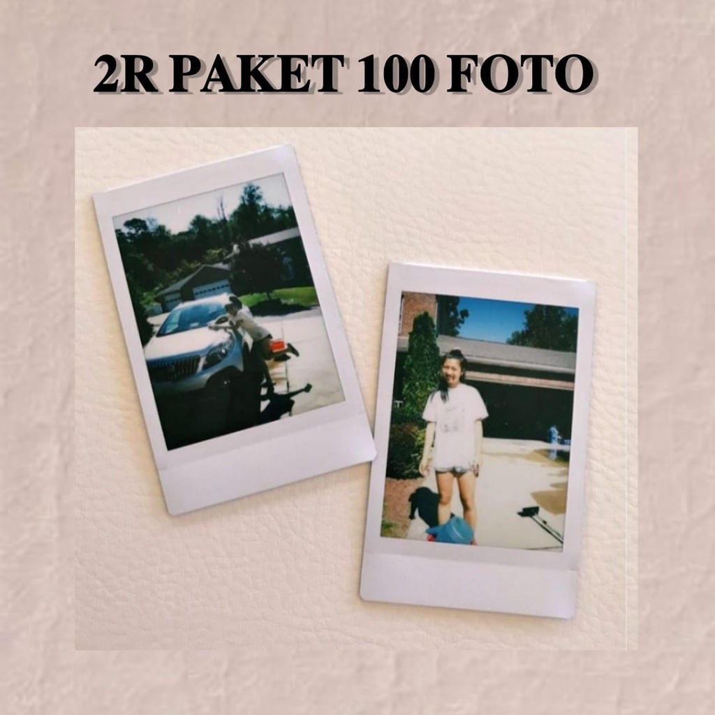 Jual CETAK FOTO UKURAN 2R PAKET 100 FOTO TERLARIS DAN TERMURAH PROSES 1 ...
