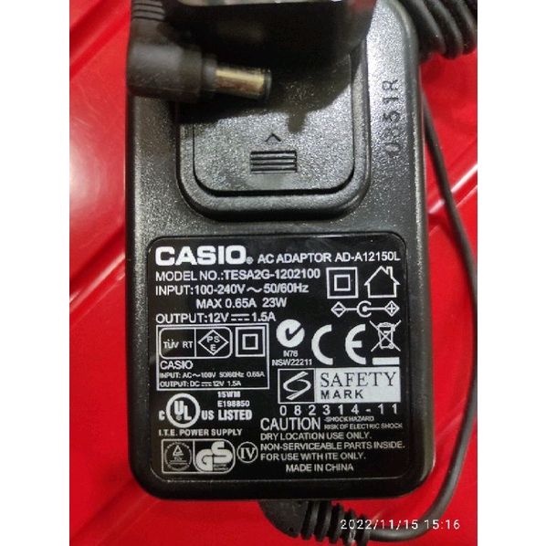 Jual ADAPTOR/ADAPTOR LABEL PRINTER CASIO KL 7400/12V/ORIGINAL PRODUK ...