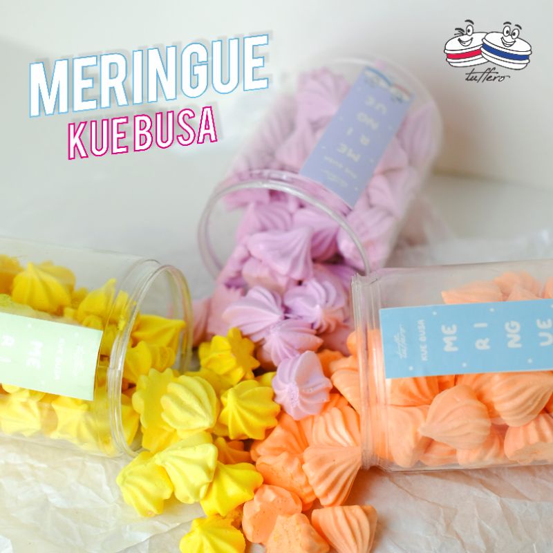 Jual Meringue Cookies Kue Busa Prancis Toples Kecil | Shopee Indonesia