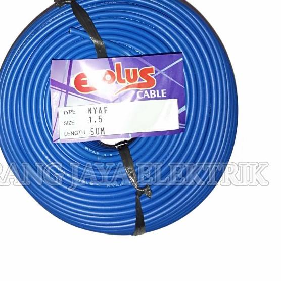 Jual Kabel Listrik Serabut Tunggal 1.5 Evolus Per Roll 50 mtr | Shopee Indonesia