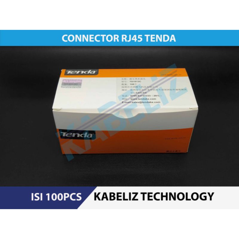 Jual KONEKTOR RJ45 MERK TENDA CONNECTOR RJ45 | Shopee Indonesia