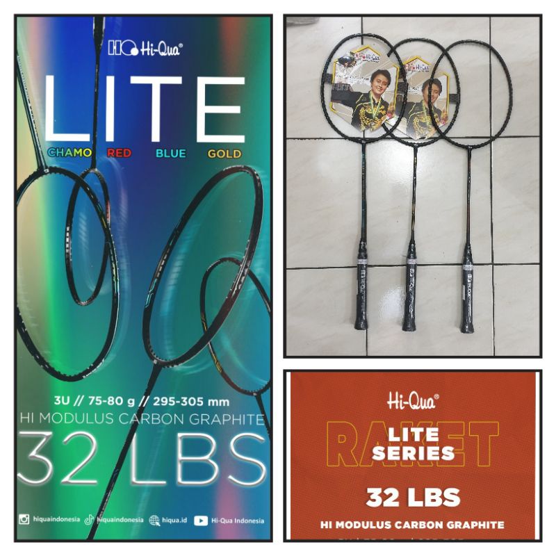Jual RAKET BADMINTON HIQUA LITE. HQ. ORIGINAL | Shopee Indonesia