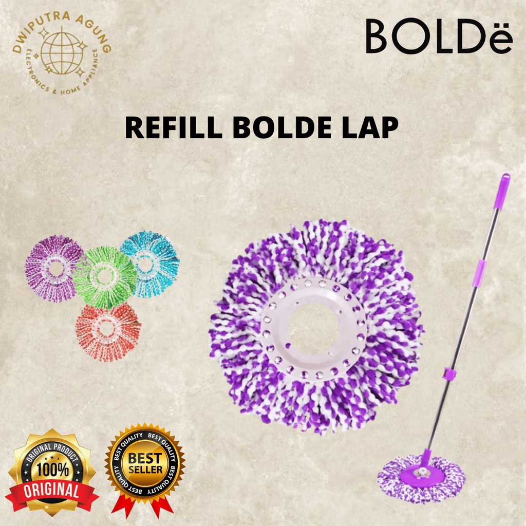 Jual REFILL BOLDE LAP PEL BOLDE KAIN LAP PEL SUPER MOP BOLDE 100 % ORI ...