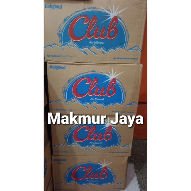 Jual CLUB AIR MINERAL BOTOL 600ml (1 Dus Isi 24 Botol) (OJOL ONLY ...