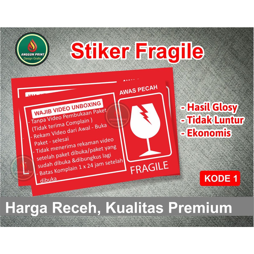 Jual STIKER FRAGILE | Shopee Indonesia