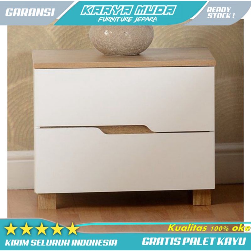 Jual Nakas Minimalis Meja Kamar Meja samping NL 21 | Shopee Indonesia