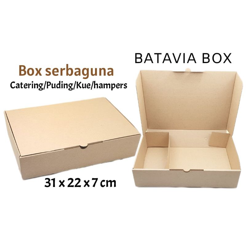 Jual Box catering serbaguna uk 31x22x7 cm (Minimal 10pcs) | Shopee ...