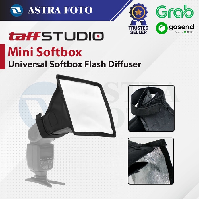Jual TaffSTUDIO Universal Softbox Flash Diffuser Camera DSLR - Mini ...