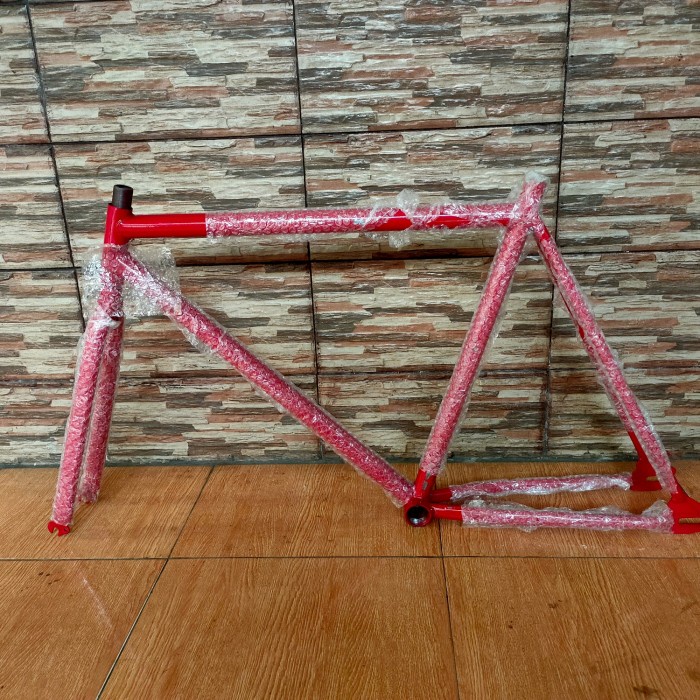 Jual Frame Frame Set Fixie Lokal Classic Warna Merah | Shopee Indonesia