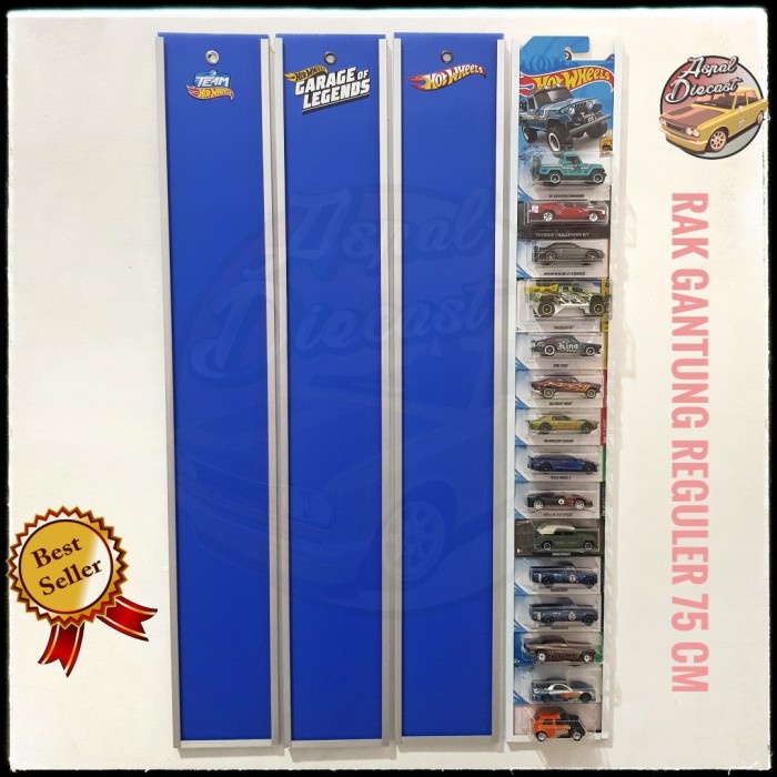Jual Rak Display Gantung Hotwheels Matchbox Regular 75 Cm | Shopee ...