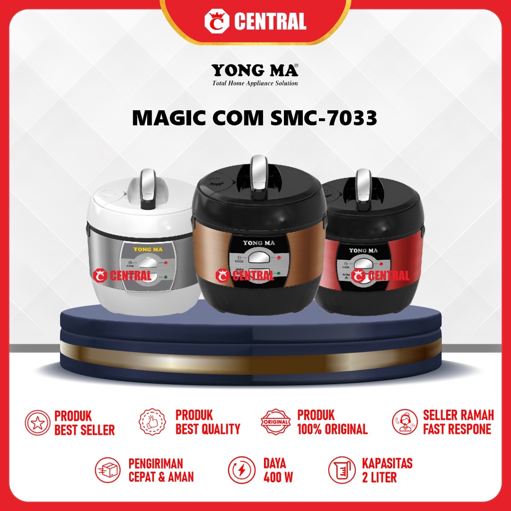 Jual MAGIC COM YONGMA 2L SMC 7033 /Centralcellelektronik | Shopee Indonesia