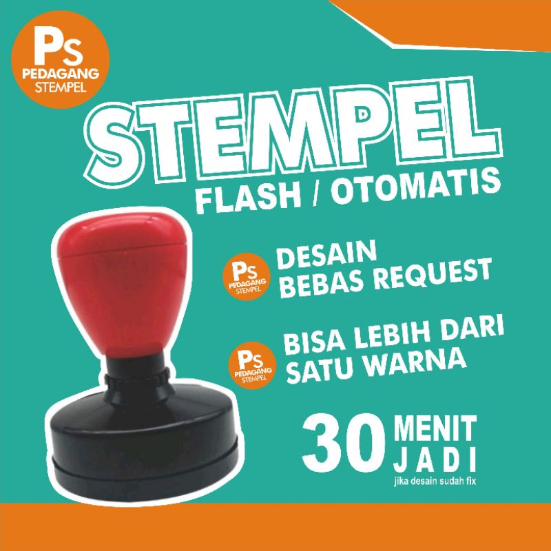 Jual Stempel / Stempel Flash / Stempel Otomatis / Stempel Custom | Shopee Indonesia