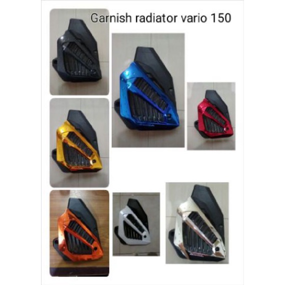 Jual garnish radiator vario 125/150[tutup radiator vario 125 | Shopee ...