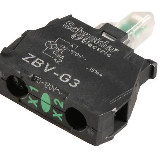 Jual SCHNEIDER PUSH BUTTON LIGHT MODULE 110 VAC ZBVG3 - Hijau | Shopee ...