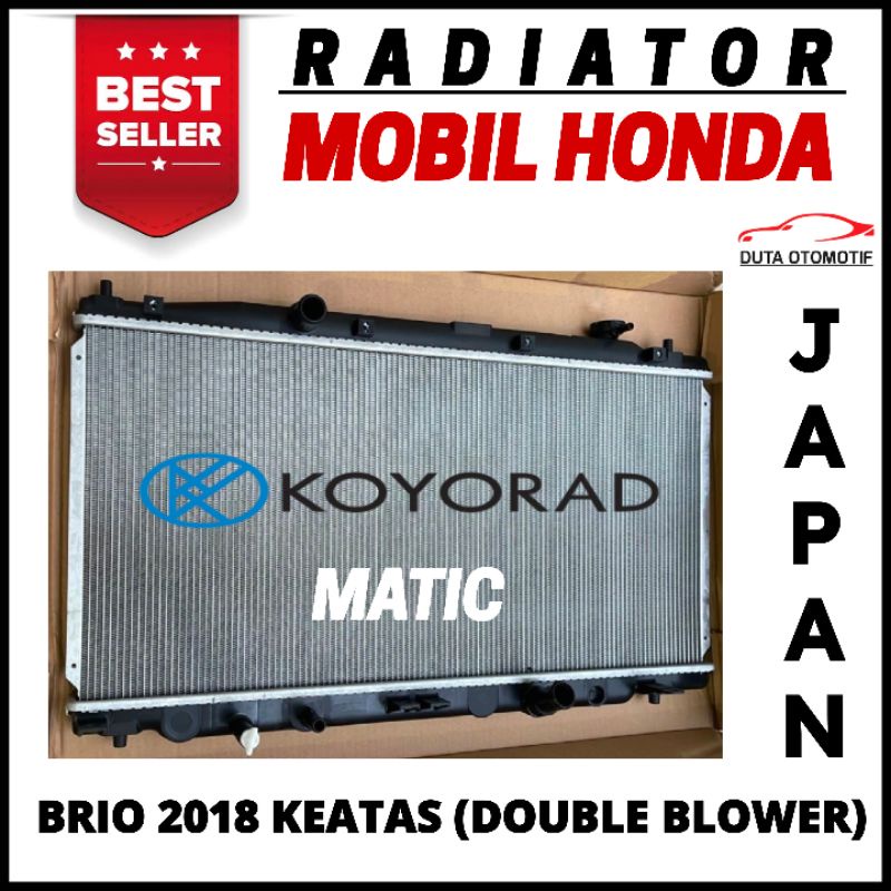 Jual Radiator Brio 2018 keatas Matic Double Blower - KOYORAD | Shopee ...