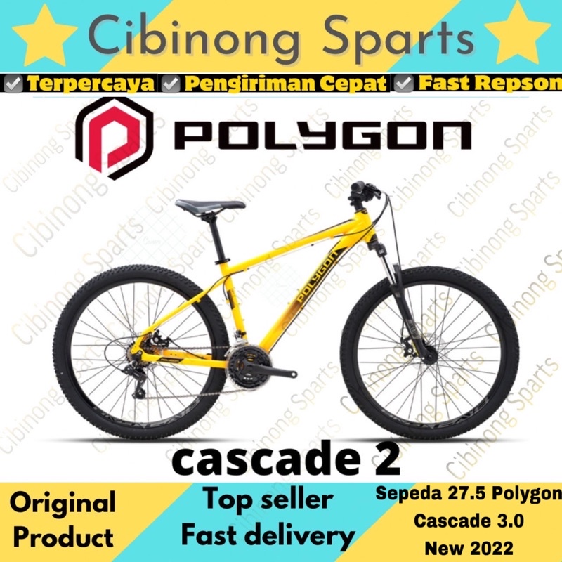 Jual Sepeda Gunung MTB 27.5 Polygon Cascade 2.0 Alloy Alluminium Cakram New 2022 | Shopee Indonesia
