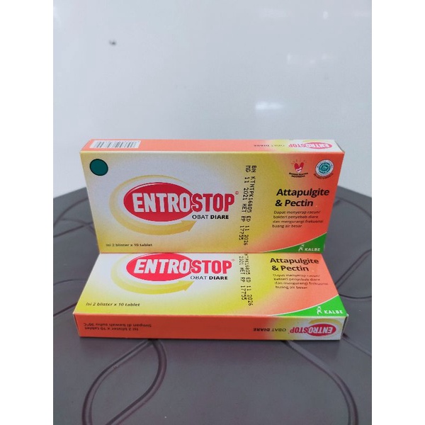 Jual Entrostop Tablet Obat Diare Isi 2 Blister x 10 Tablet | Shopee ...
