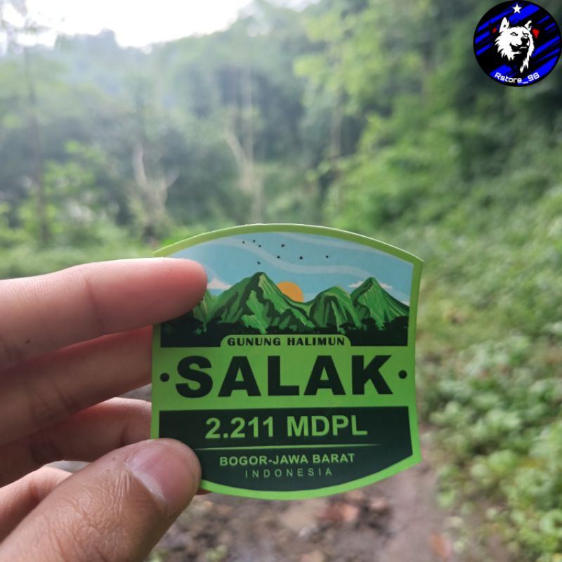 Jual STICKER STIKER GUNUNG INDONESIA TAHAN AIR | Shopee Indonesia