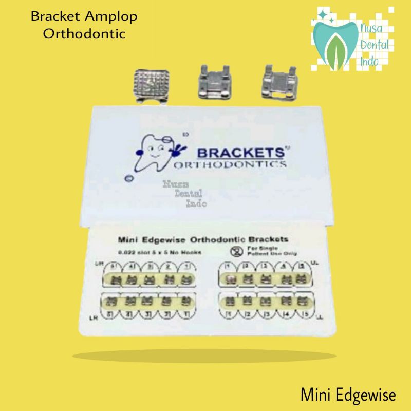 Jual Bracket amplop Cute Behel Gigi Mini Edgewise | Shopee Indonesia