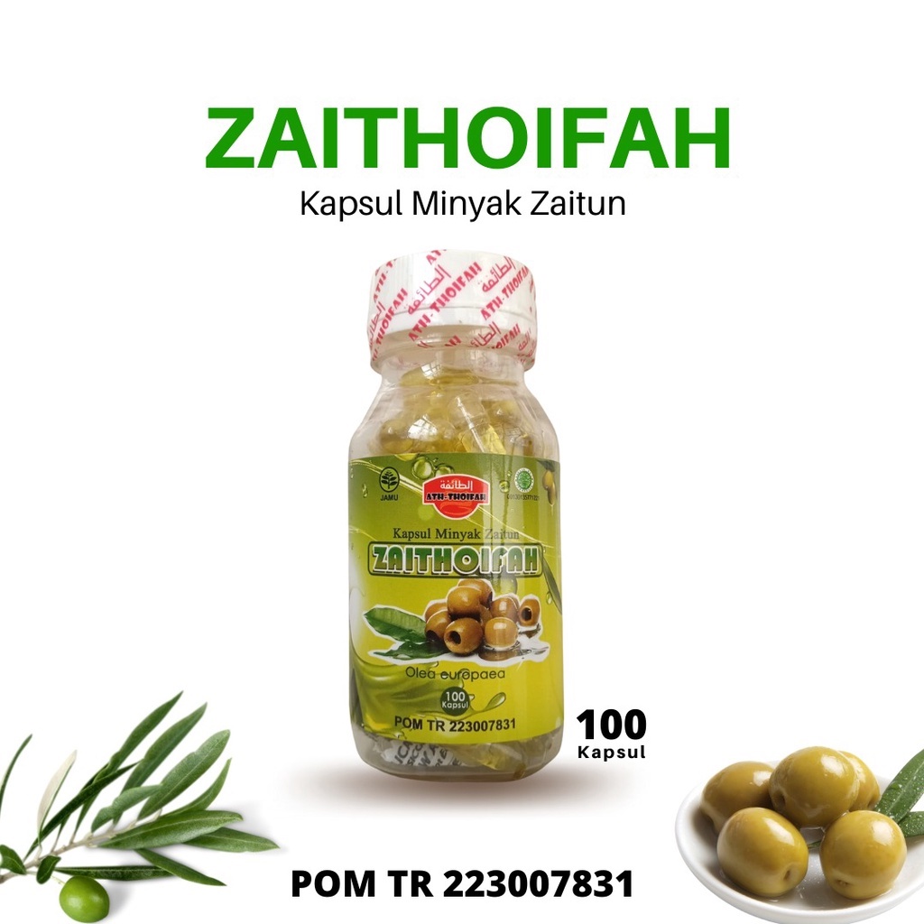 Jual KAPSUL Zaitun ZAITHOIFAH OIL Olea Europaea Minyak Buah Zaitun ...