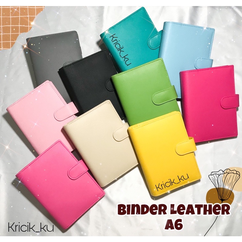 Jual BINDER A6 || BINDER KULIT A6 || BINDER BUDGETING || BINDER VIRAL ...