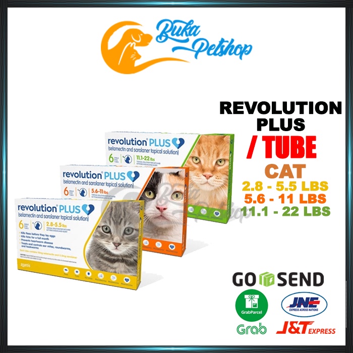 Jual REVOLUTION CAT PLUS Obat Kutu Kucing Revolution Plus | Shopee ...