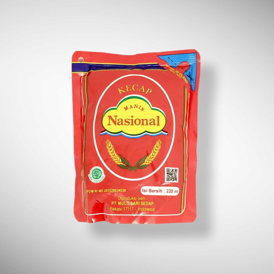 Jual Kecap Nasional Kecap Manis Refill 220ml | Shopee Indonesia