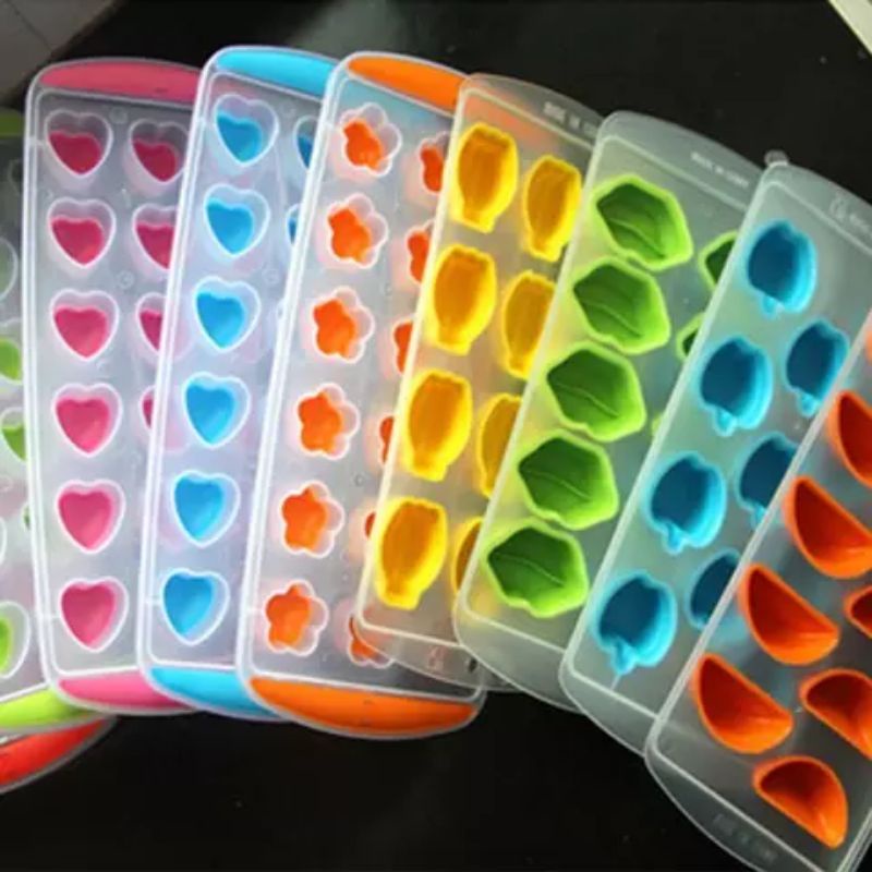 Jual Cetakan es batu cetakan silikon Cetakan nugget jelly | Shopee ...