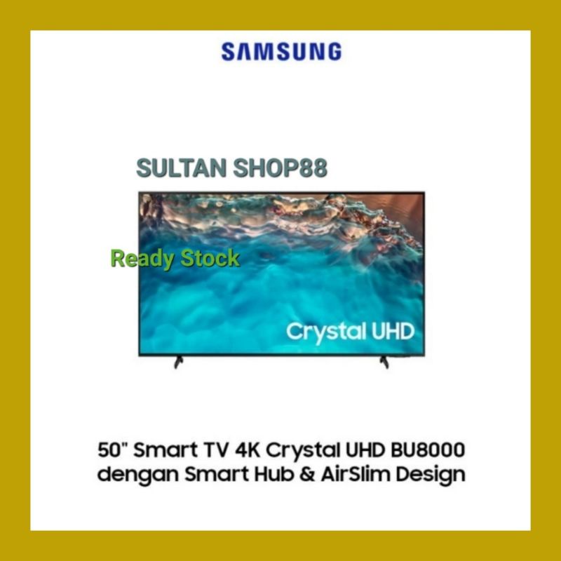 Jual SAMSUNG LED TV CRYSTAL UHD 4K SMART TV 50 INCH UA50BU8000 I 50BU8000 SAMSUNG 4K UHD SMART ...