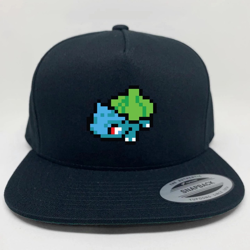 Jual Topi Snapback Pokemon Bulbasaur Pixel Art | Shopee Indonesia