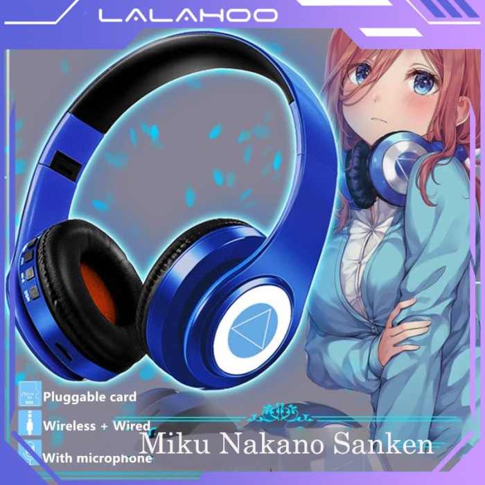 Jual Anime headset Miku Nakano Sanjiu Cosplay Bluetooth Headset 5.0 ...