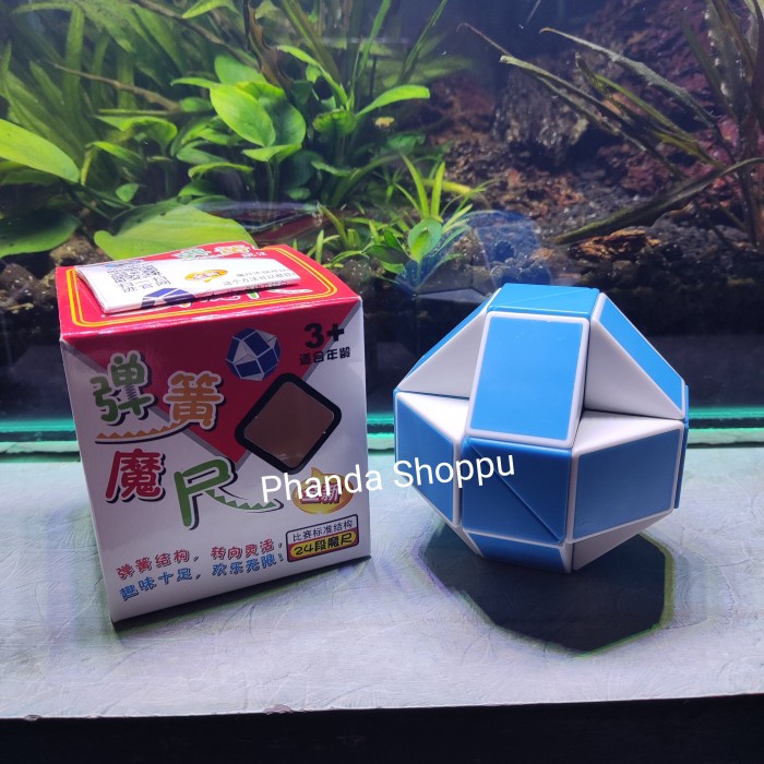 Jual Rubik Snake 24 Sengso Putih Biru | Shopee Indonesia