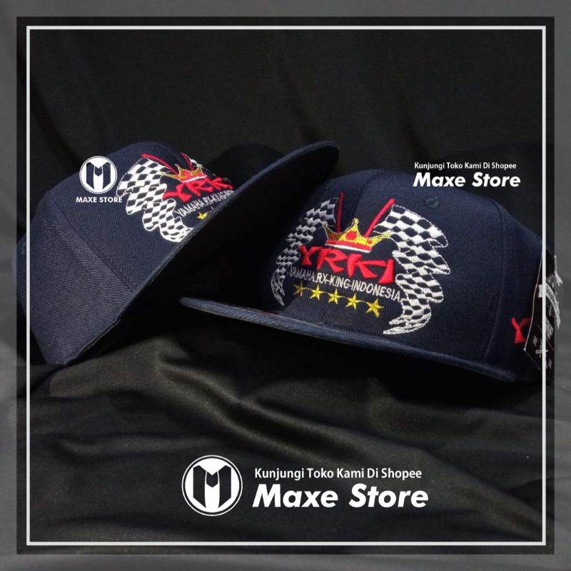 Jual Topi YRKI Navy/ 172/ Topi Snapback YRKI / Topi RX KING/ Topi ...
