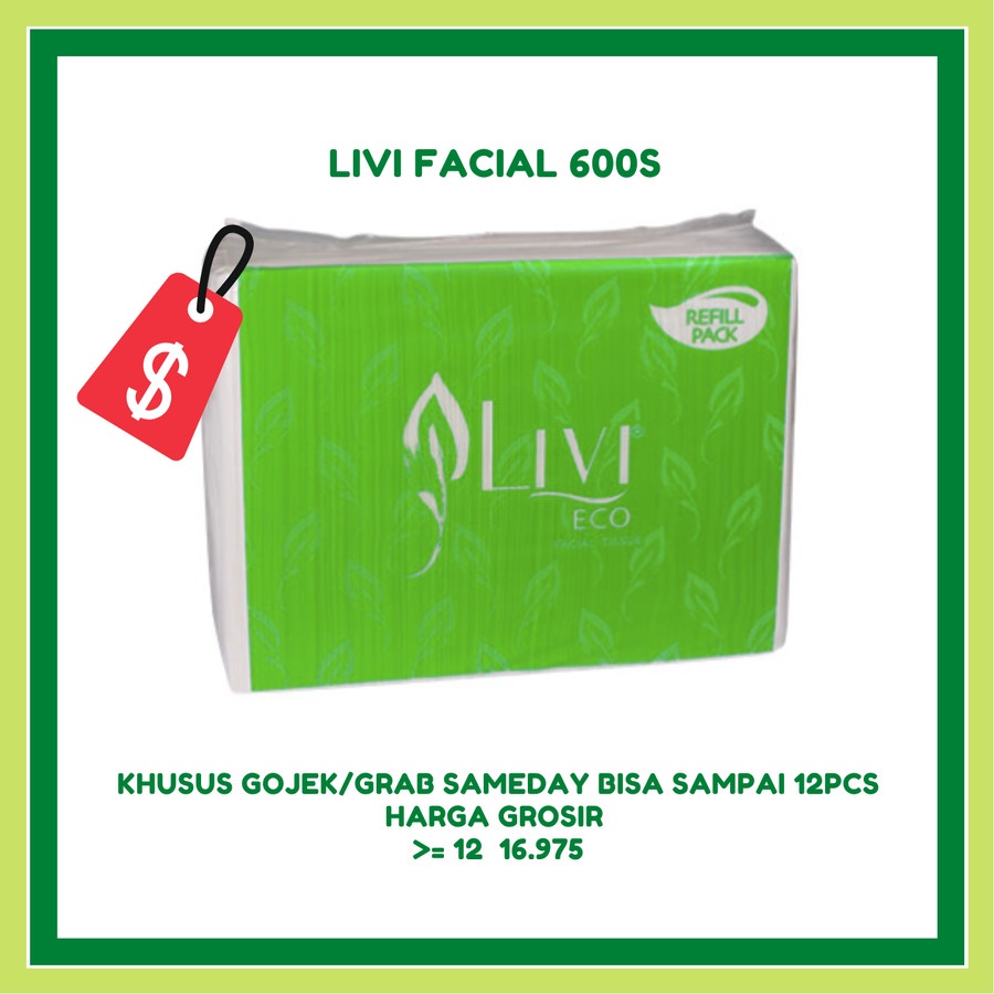 Jual LIVI ECO FACIAL TISSUE REFILL 554s / TISSUE WAJAH | Shopee Indonesia