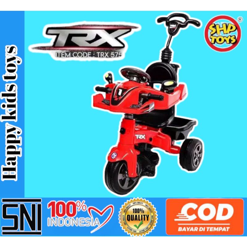 Jual SHP TRX 575 SEPEDA ANAK RODA TIGA GOES DORONGAN BESI SHP TRX575 | Shopee Indonesia