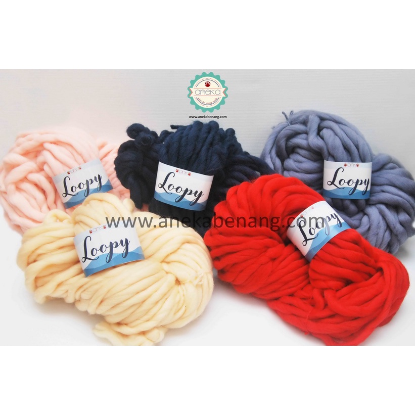 Jual KATALOG - Benang Wol / Wool Ekstra Tebal - LOOPY YARN | Shopee ...